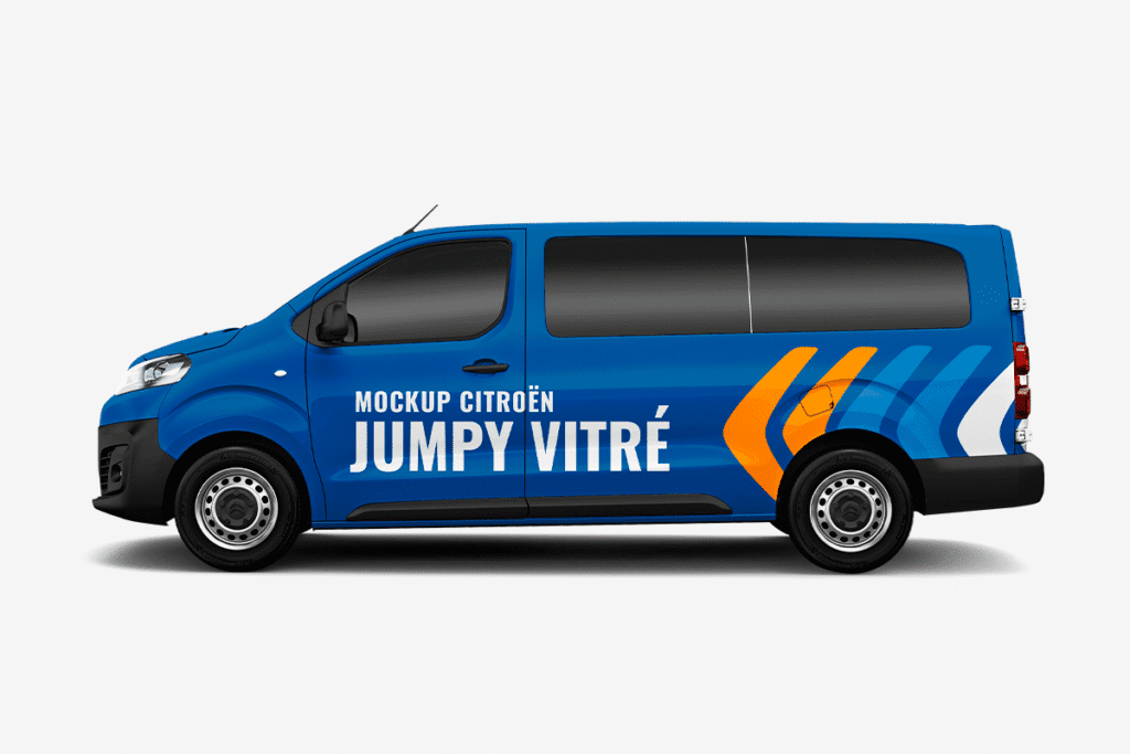 Mockup Citroen Jumpy Vitré - Garagem do Designer