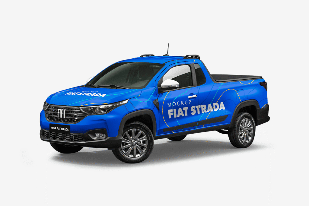 Mockup Fiat Strada Freedom - Garagem do Designer