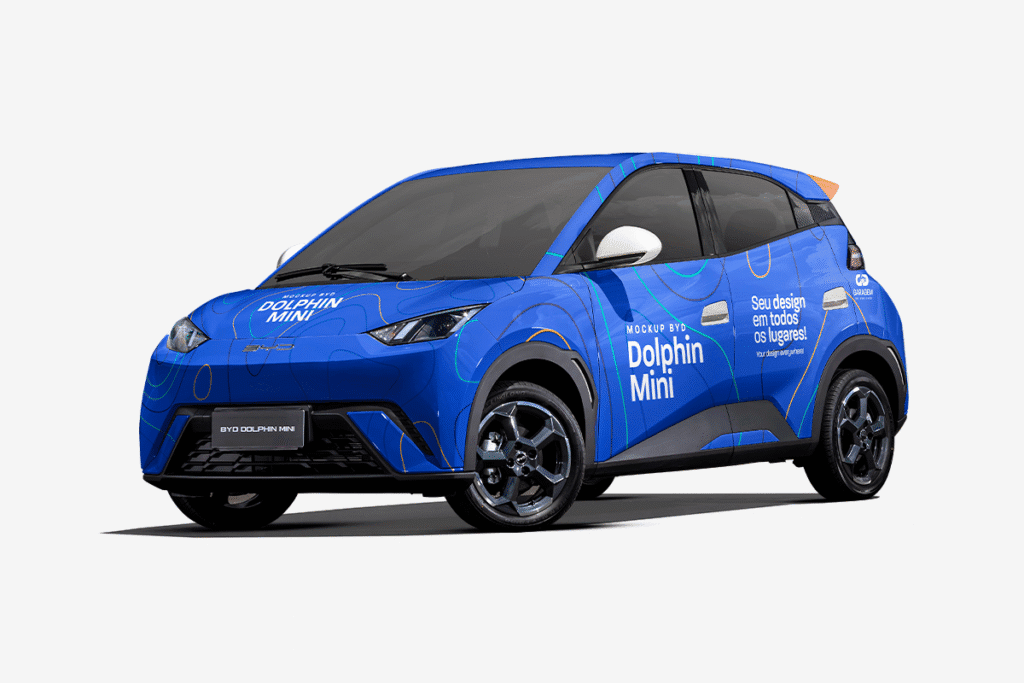 Mockup BYD Dolphin Mini (Seagull) - Garagem do Designer