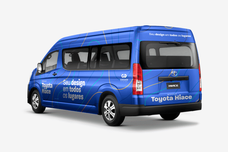 Mockup Toyota Hiace - Garagem do Designer